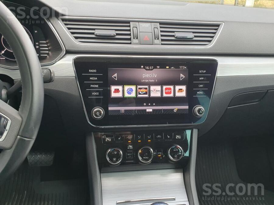 White Skoda SuperB 2021 in Riga, with an engine capacity of 2.00 L and mileage of 180 thousand km for 18500 €, photo 18 on AUTOMOTO.COM.LV