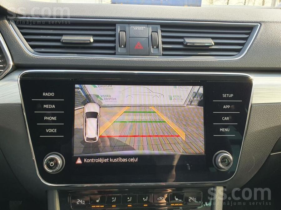 White Skoda SuperB 2021 in Riga, with an engine capacity of 2.00 L and mileage of 180 thousand km for 18500 €, photo 27 on AUTOMOTO.COM.LV
