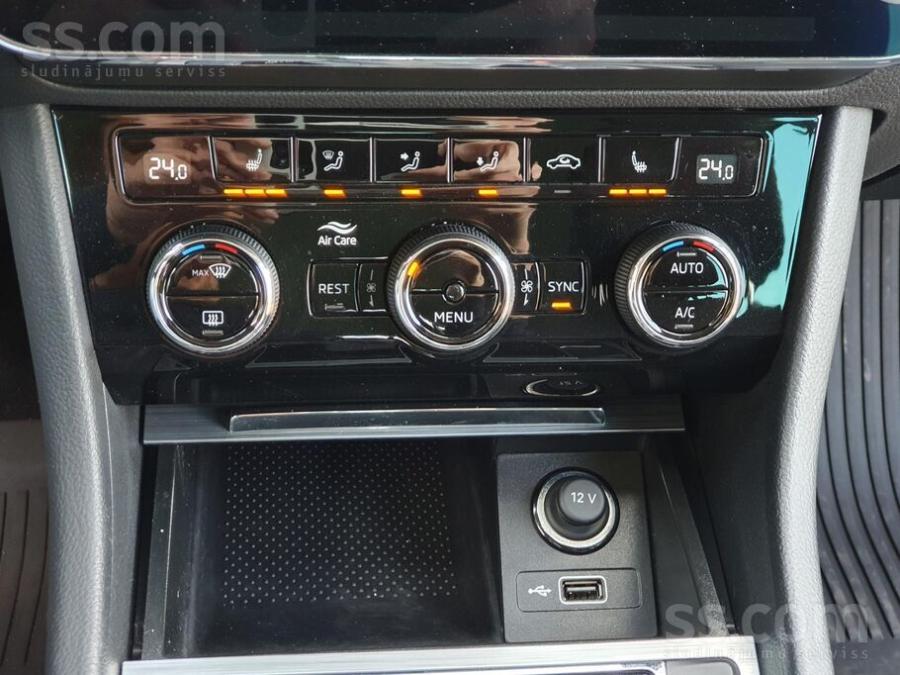 White Skoda SuperB 2021 in Riga, with an engine capacity of 2.00 L and mileage of 180 thousand km for 18500 €, photo 29 on AUTOMOTO.COM.LV