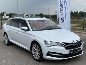 Balts Skoda SuperB 2021 Viļņa, ar dzinēja tilpumu 1.97 L un nobraukumu 204 tūkst. km par 15999 €, foto  vietnē AUTOMOTO.COM.LV