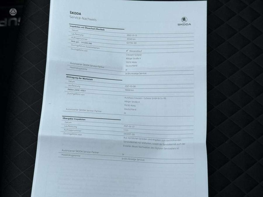 Balts Skoda SuperB 2021 Viļņa, ar dzinēja tilpumu 1.97 L un nobraukumu 204 tūkst. km par 15999 €, foto 41 vietnē AUTOMOTO.COM.LV