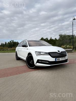 Balts Skoda SuperB 2021 Bauska, ar dzinēja tilpumu 1.40 L un nobraukumu 153 tūkst. km par 21900 €, foto  vietnē AUTOMOTO.COM.LV