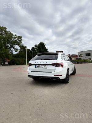White Skoda SuperB 2021 in Bauska, with an engine capacity of 1.40 L and mileage of 153 thousand km for 21900 €, photo 4 on AUTOMOTO.COM.LV