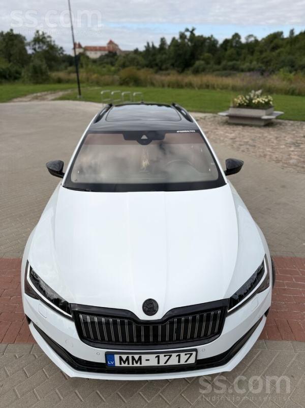 White Skoda SuperB 2021 in Bauska, with an engine capacity of 1.40 L and mileage of 153 thousand km for 21900 €, photo 6 on AUTOMOTO.COM.LV