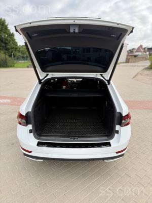 White Skoda SuperB 2021 in Bauska, with an engine capacity of 1.40 L and mileage of 153 thousand km for 21900 €, photo 9 on AUTOMOTO.COM.LV