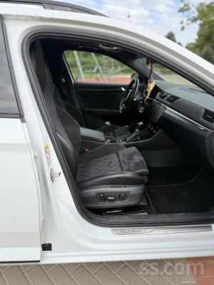 White Skoda SuperB 2021 in Bauska, with an engine capacity of 1.40 L and mileage of 153 thousand km for 21900 €, photo 13 on AUTOMOTO.COM.LV