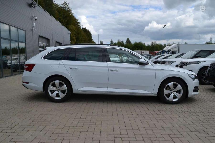 White Skoda SuperB 2021 in Vilnius, with an engine capacity of 1.97 L and mileage of 122 thousand km for 19000 €, photo 7 on AUTOMOTO.COM.LV