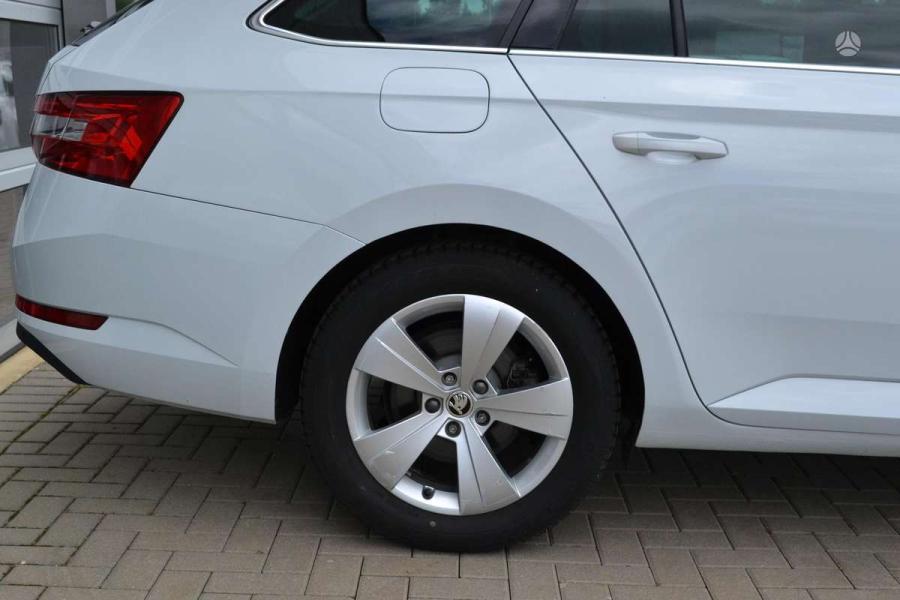 White Skoda SuperB 2021 in Vilnius, with an engine capacity of 1.97 L and mileage of 122 thousand km for 19000 €, photo 14 on AUTOMOTO.COM.LV