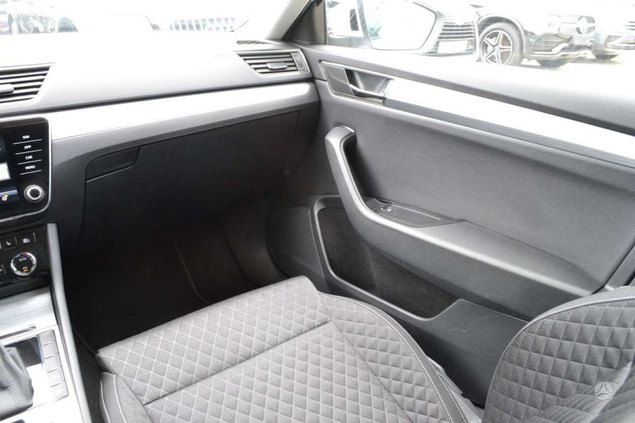 White Skoda SuperB 2021 in Vilnius, with an engine capacity of 1.97 L and mileage of 122 thousand km for 19000 €, photo 38 on AUTOMOTO.COM.LV