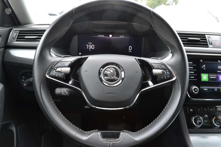 White Skoda SuperB 2021 in Vilnius, with an engine capacity of 1.97 L and mileage of 122 thousand km for 19000 €, photo 39 on AUTOMOTO.COM.LV