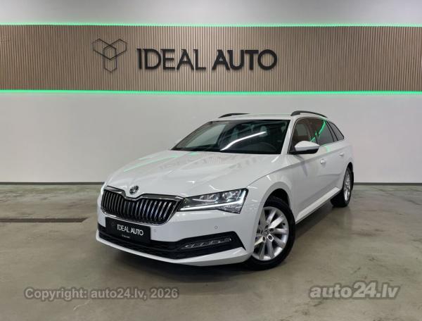 White Skoda SuperB 2022 in Tallinn, with an engine capacity of 1.50 L and mileage of 129 thousand km for 20990 €, photo 1 on AUTOMOTO.COM.LV