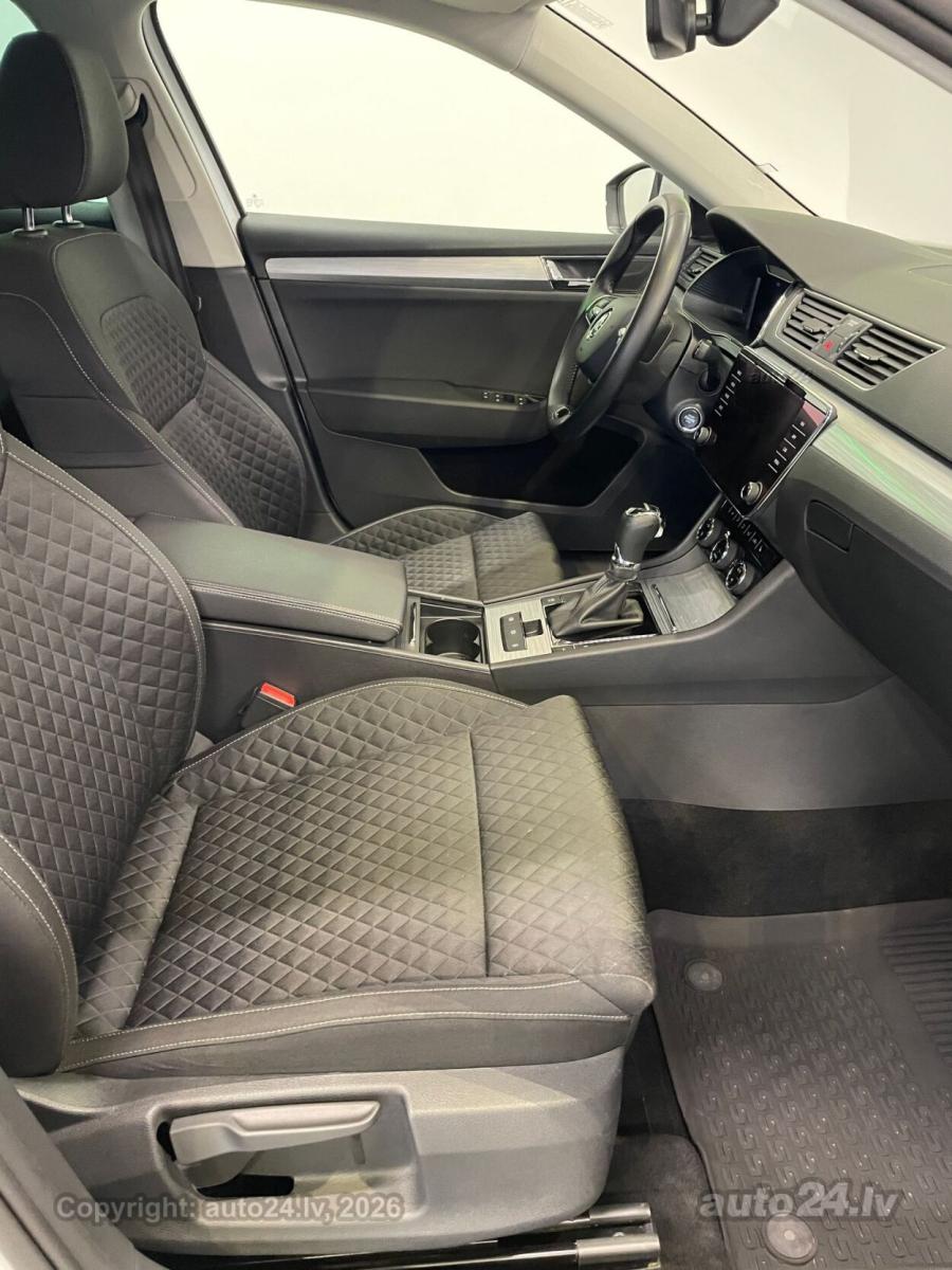 White Skoda SuperB 2022 in Tallinn, with an engine capacity of 1.50 L and mileage of 129 thousand km for 20990 €, photo 9 on AUTOMOTO.COM.LV