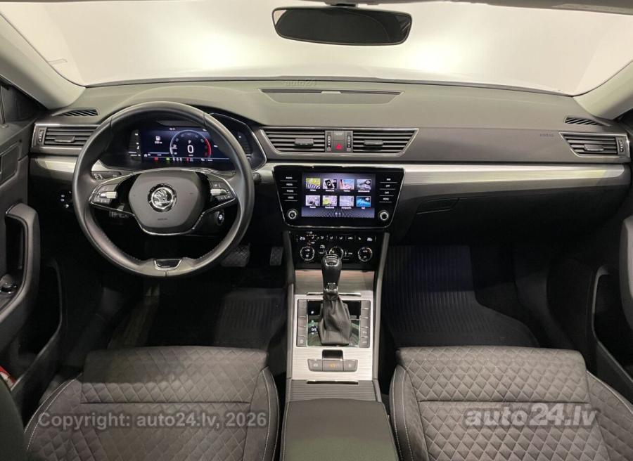White Skoda SuperB 2022 in Tallinn, with an engine capacity of 1.50 L and mileage of 129 thousand km for 20990 €, photo 14 on AUTOMOTO.COM.LV