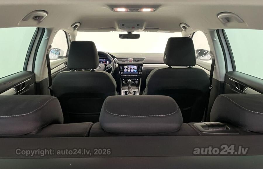 White Skoda SuperB 2022 in Tallinn, with an engine capacity of 1.50 L and mileage of 129 thousand km for 20990 €, photo 15 on AUTOMOTO.COM.LV