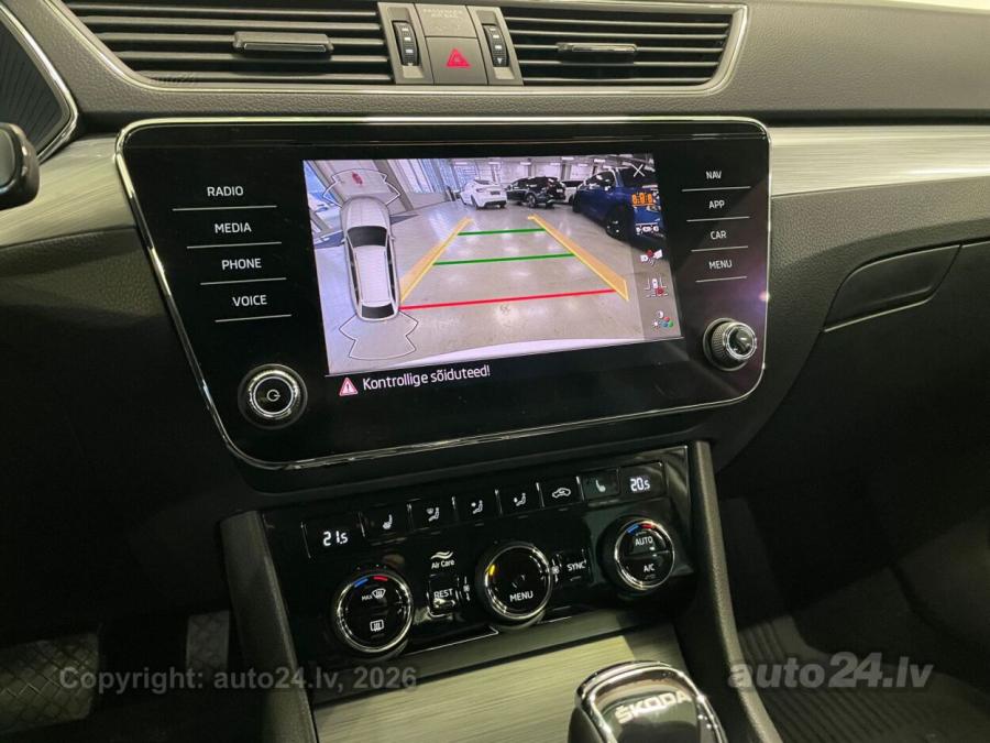 White Skoda SuperB 2022 in Tallinn, with an engine capacity of 1.50 L and mileage of 129 thousand km for 20990 €, photo 16 on AUTOMOTO.COM.LV