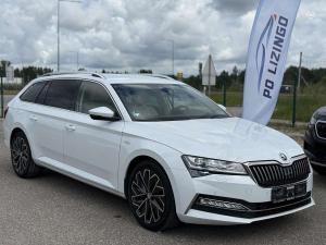 White Skoda SuperB 2022 in Vilnius, with an engine capacity of 1.97 L and mileage of 203 thousand km for 18500 €, photo  on AUTOMOTO.COM.LV