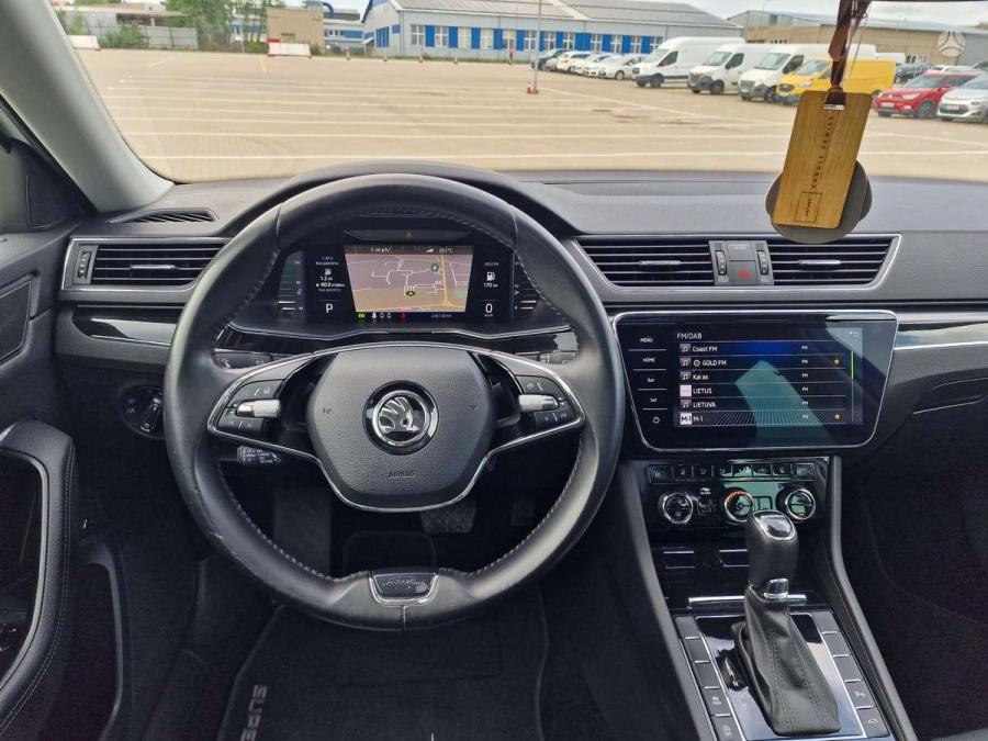 White Skoda SuperB 2022 in Taurage, with an engine capacity of 2.00 L and mileage of 236 thousand km for 18200 €, photo 20 on AUTOMOTO.COM.LV