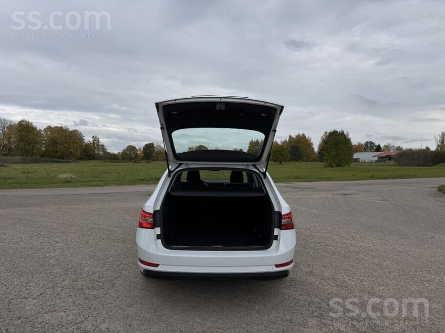 White Skoda SuperB 2022 in Cesis, with an engine capacity of 1.50 L and mileage of 0 thousand km for 15900 €, photo 12 on AUTOMOTO.COM.LV