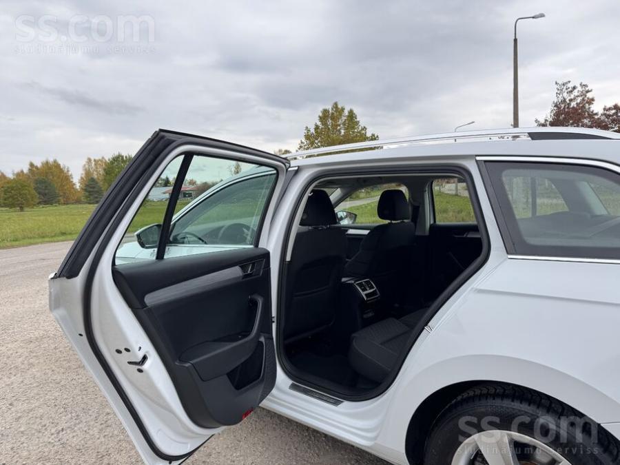 White Skoda SuperB 2022 in Cesis, with an engine capacity of 1.50 L and mileage of 0 thousand km for 15900 €, photo 15 on AUTOMOTO.COM.LV