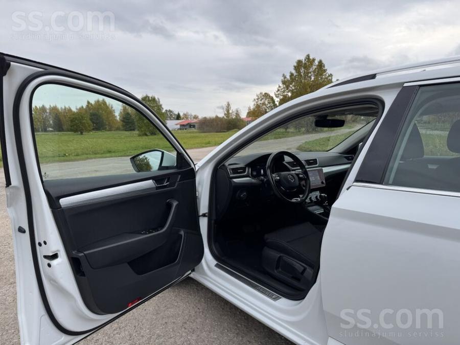 White Skoda SuperB 2022 in Cesis, with an engine capacity of 1.50 L and mileage of 0 thousand km for 15900 €, photo 27 on AUTOMOTO.COM.LV