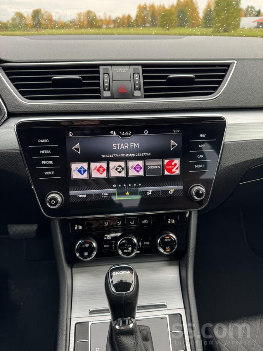 White Skoda SuperB 2022 in Cesis, with an engine capacity of 1.50 L and mileage of 0 thousand km for 15900 €, photo 32 on AUTOMOTO.COM.LV