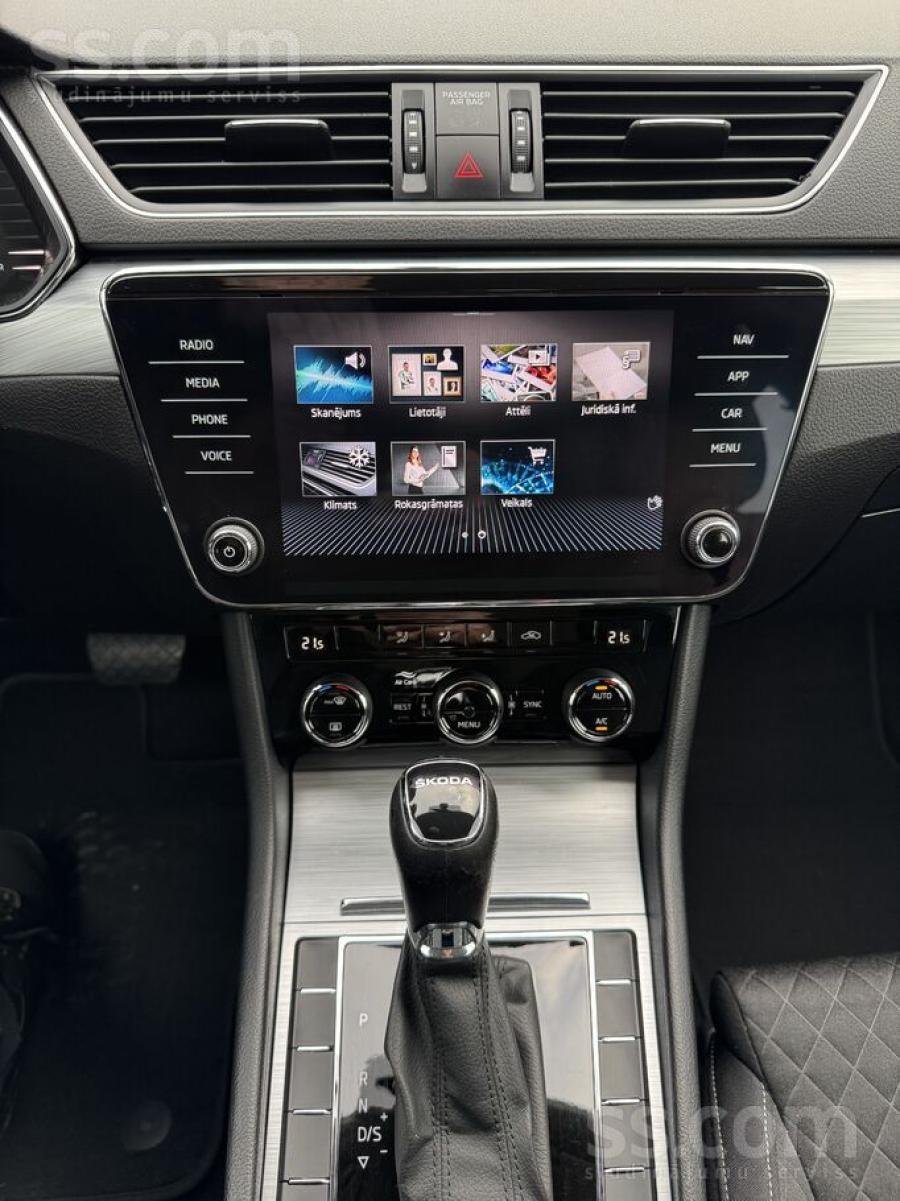 White Skoda SuperB 2022 in Cesis, with an engine capacity of 1.50 L and mileage of 0 thousand km for 15900 €, photo 34 on AUTOMOTO.COM.LV