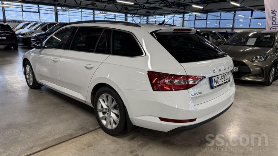 White Skoda SuperB 2023 in Riga, with an engine capacity of 1.50 L and mileage of 48 thousand km for 25900 €, photo 3 on AUTOMOTO.COM.LV