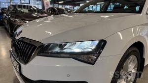 White Skoda SuperB 2023 in Riga, with an engine capacity of 1.50 L and mileage of 48 thousand km for 25900 €, photo 8 on AUTOMOTO.COM.LV