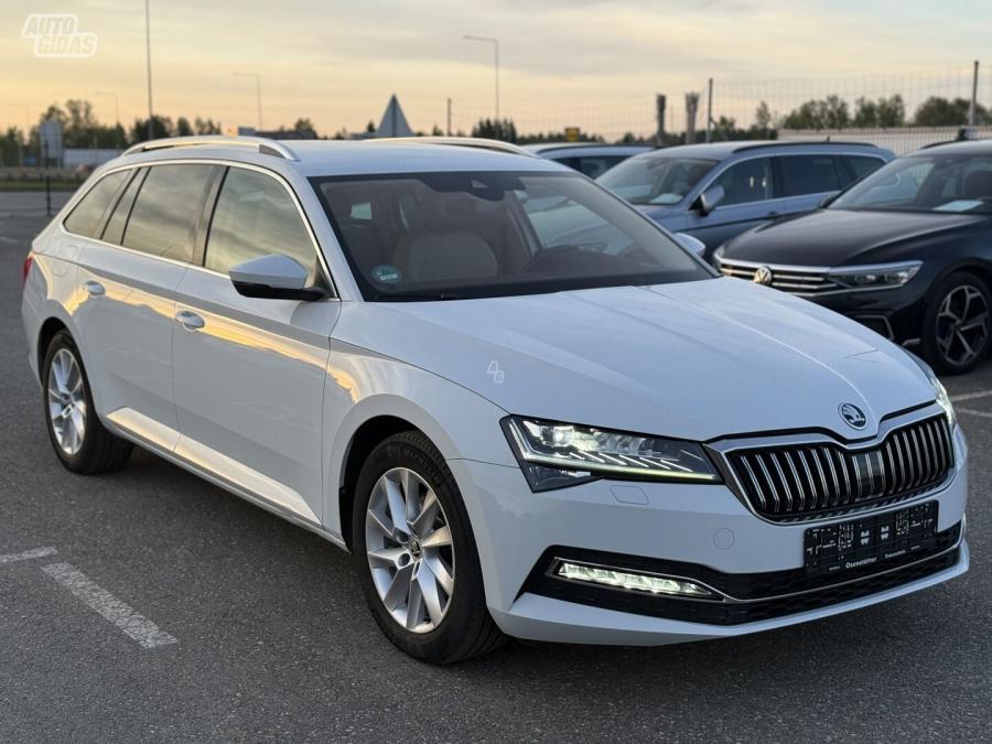 White Skoda SuperB 2023 in Vilnius, with an engine capacity of 2.00 L and mileage of 235 thousand km for 17500 €, photo 1 on AUTOMOTO.COM.LV