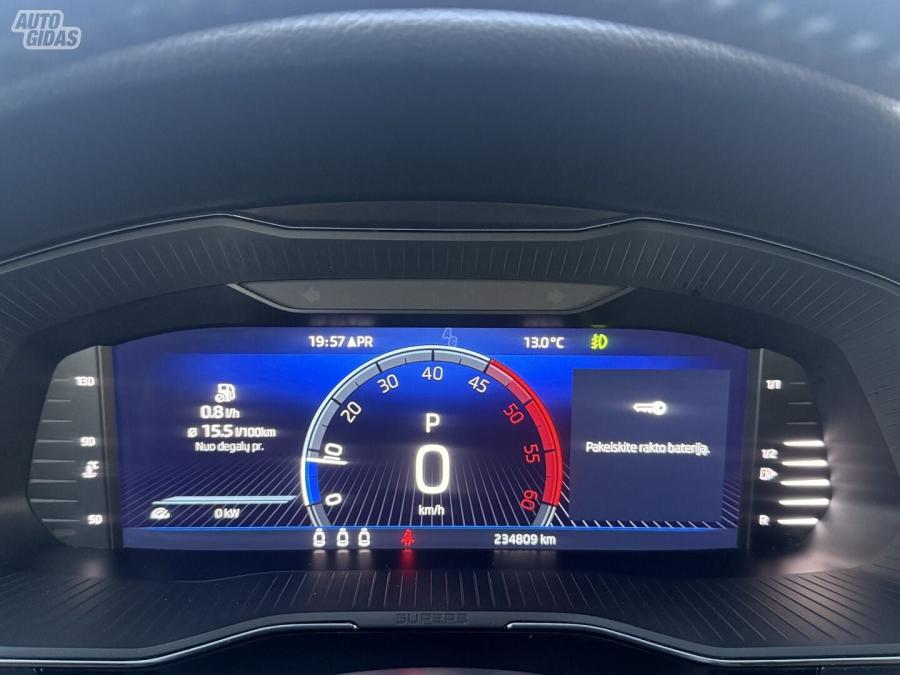White Skoda SuperB 2023 in Vilnius, with an engine capacity of 2.00 L and mileage of 235 thousand km for 17500 €, photo 29 on AUTOMOTO.COM.LV