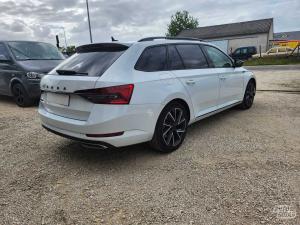 White Skoda SuperB 2023 in Vilnius, with an engine capacity of 2.00 L and mileage of 268 thousand km for 17700 €, photo 5 on AUTOMOTO.COM.LV
