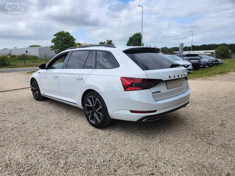 White Skoda SuperB 2023 in Vilnius, with an engine capacity of 2.00 L and mileage of 268 thousand km for 17700 €, photo 7 on AUTOMOTO.COM.LV