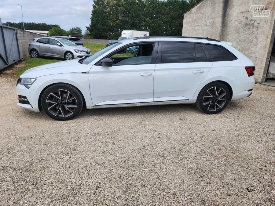 White Skoda SuperB 2023 in Vilnius, with an engine capacity of 2.00 L and mileage of 268 thousand km for 17700 €, photo 8 on AUTOMOTO.COM.LV
