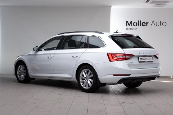 White Skoda SuperB 2023 in Peetri, with an engine capacity of 1.50 L and mileage of 53 thousand km for 27100 €, photo 5 on AUTOMOTO.COM.LV
