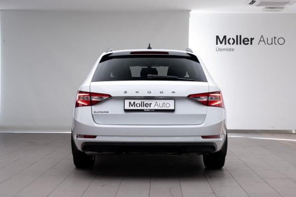 White Skoda SuperB 2023 in Peetri, with an engine capacity of 1.50 L and mileage of 53 thousand km for 27100 €, photo 6 on AUTOMOTO.COM.LV