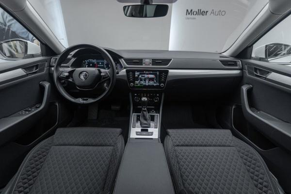 White Skoda SuperB 2023 in Peetri, with an engine capacity of 1.50 L and mileage of 53 thousand km for 27100 €, photo 8 on AUTOMOTO.COM.LV