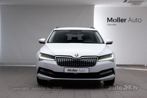 White Skoda SuperB 2023 in Tallinn, with an engine capacity of 1.50 L and mileage of 53 thousand km for 27100 €, photo 3 on AUTOMOTO.COM.LV