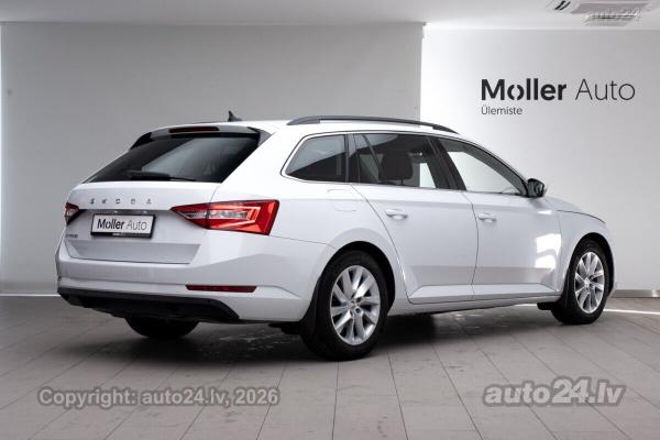 White Skoda SuperB 2023 in Tallinn, with an engine capacity of 1.50 L and mileage of 53 thousand km for 27100 €, photo 4 on AUTOMOTO.COM.LV