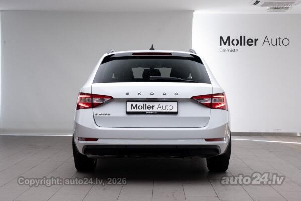 White Skoda SuperB 2023 in Tallinn, with an engine capacity of 1.50 L and mileage of 53 thousand km for 27100 €, photo 6 on AUTOMOTO.COM.LV