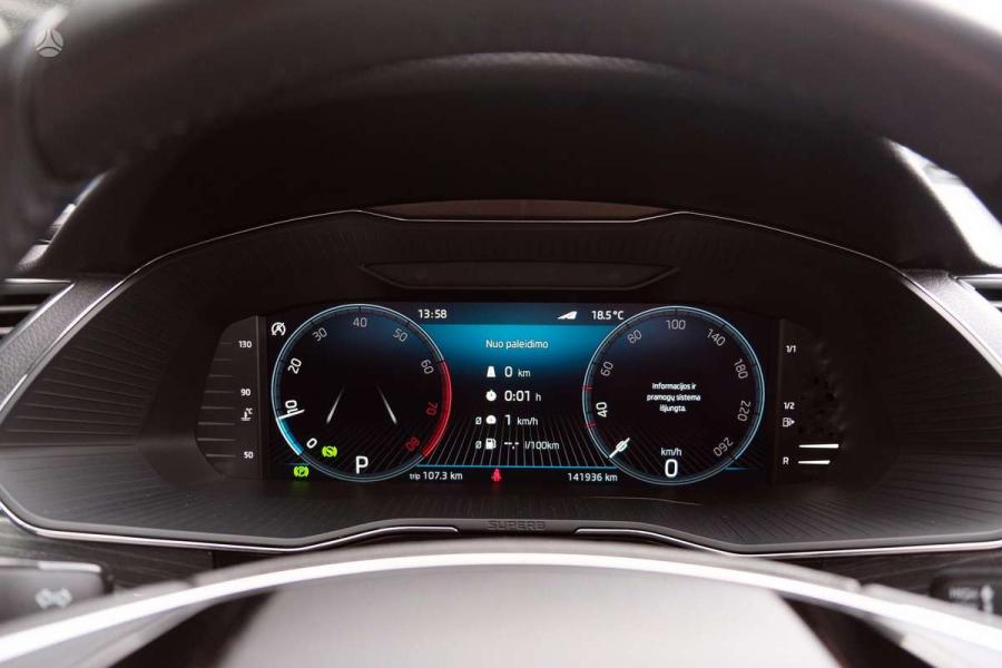 Balts Skoda SuperB 2023 Viļņa, ar dzinēja tilpumu 1.98 L un nobraukumu 142 tūkst. km par 23500 €, foto 7 vietnē AUTOMOTO.COM.LV