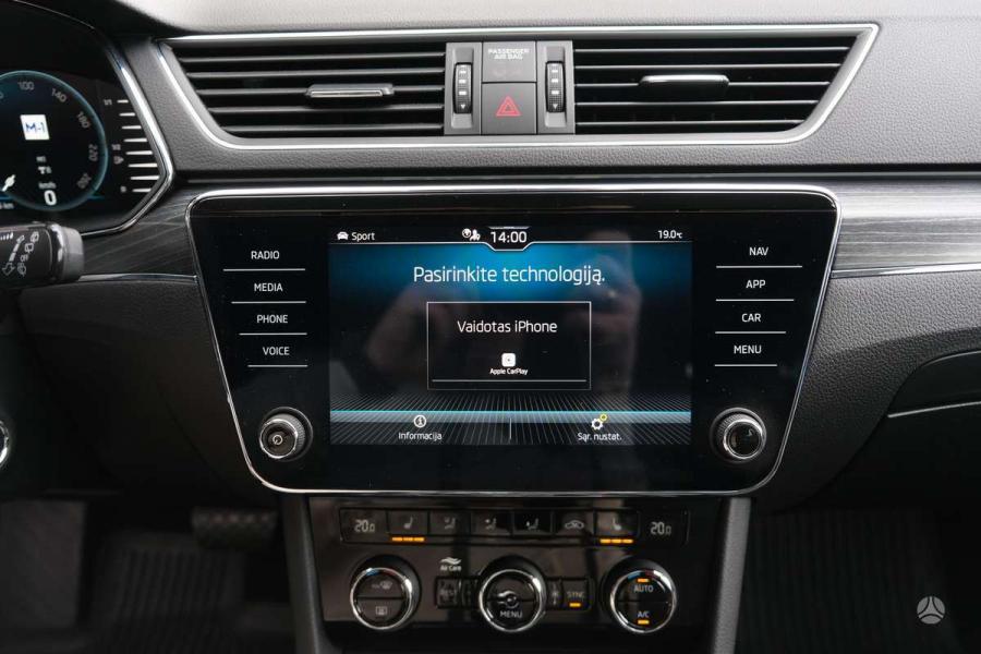 Balts Skoda SuperB 2023 Viļņa, ar dzinēja tilpumu 1.98 L un nobraukumu 142 tūkst. km par 23500 €, foto 12 vietnē AUTOMOTO.COM.LV