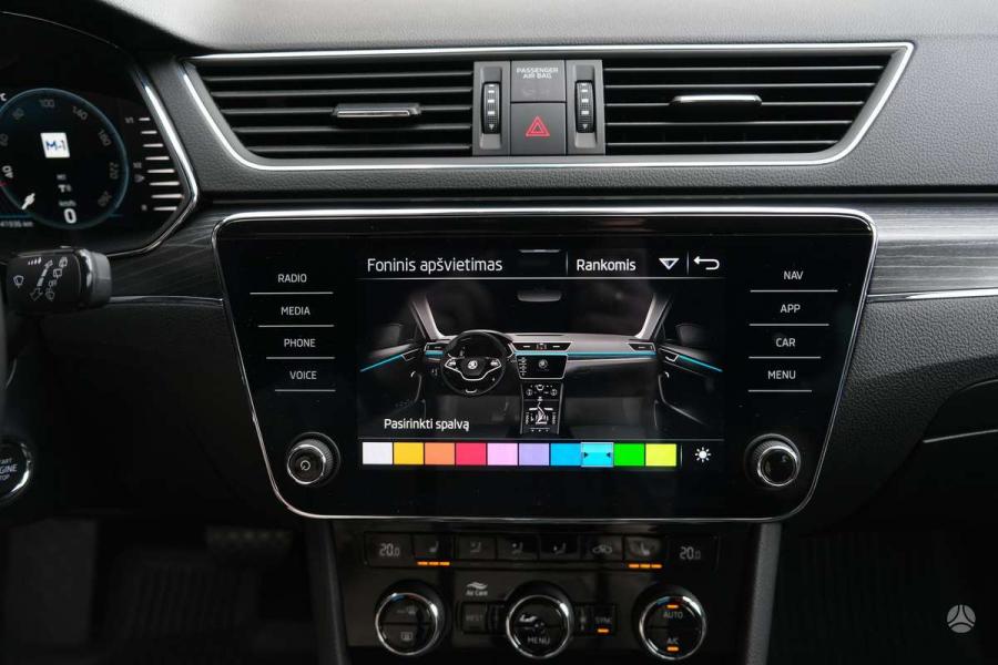 Balts Skoda SuperB 2023 Viļņa, ar dzinēja tilpumu 1.98 L un nobraukumu 142 tūkst. km par 23500 €, foto 16 vietnē AUTOMOTO.COM.LV