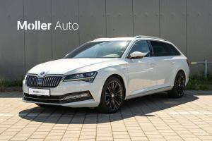 Balts Skoda SuperB 2023 Viļņa, ar dzinēja tilpumu 2.00 L un nobraukumu 148 tūkst. km par 26700 €, foto  vietnē AUTOMOTO.COM.LV