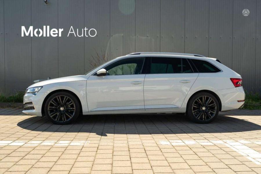 White Skoda SuperB 2023 in Vilnius, with an engine capacity of 2.00 L and mileage of 148 thousand km for 26700 €, photo 4 on AUTOMOTO.COM.LV