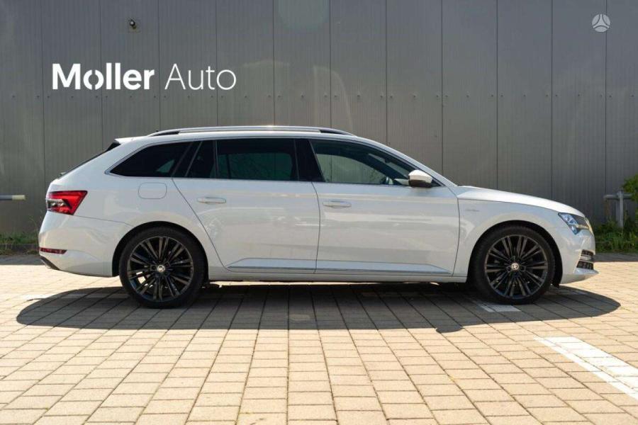 White Skoda SuperB 2023 in Vilnius, with an engine capacity of 2.00 L and mileage of 148 thousand km for 26700 €, photo 8 on AUTOMOTO.COM.LV