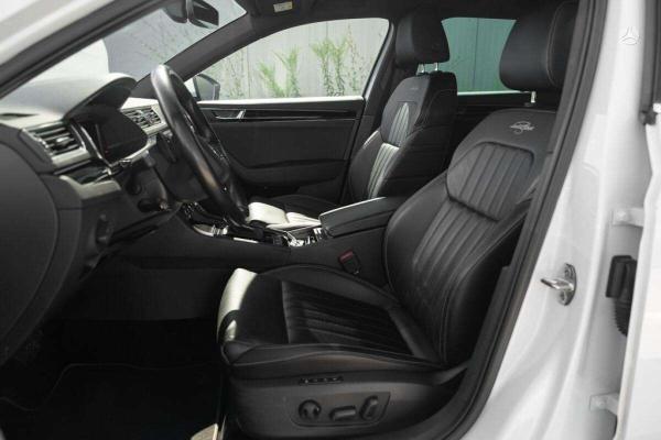 White Skoda SuperB 2023 in Vilnius, with an engine capacity of 2.00 L and mileage of 148 thousand km for 26700 €, photo 8 on AUTOMOTO.COM.LV