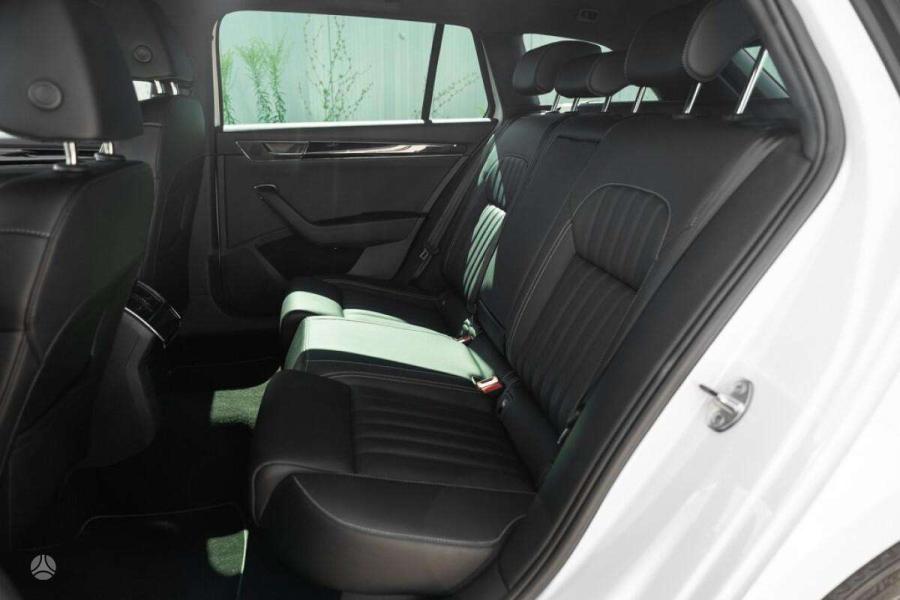 White Skoda SuperB 2023 in Vilnius, with an engine capacity of 2.00 L and mileage of 148 thousand km for 26700 €, photo 12 on AUTOMOTO.COM.LV