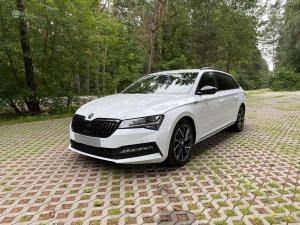 Balts Skoda SuperB 2023 Viļņa, ar dzinēja tilpumu 1.97 L un nobraukumu 274 tūkst. km par 17700 €, foto  vietnē AUTOMOTO.COM.LV