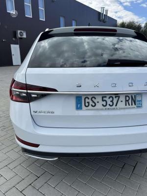 White Skoda SuperB 2023 in Taurage, with an engine capacity of 1.97 L and mileage of 274 thousand km for 16800 €, photo 13 on AUTOMOTO.COM.LV