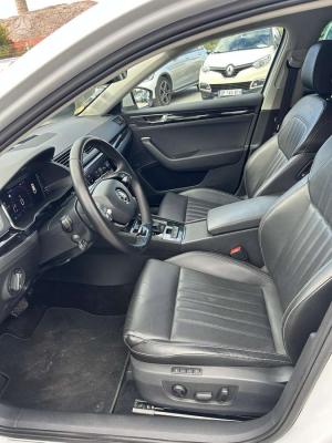 White Skoda SuperB 2023 in Taurage, with an engine capacity of 1.97 L and mileage of 274 thousand km for 16800 €, photo 18 on AUTOMOTO.COM.LV